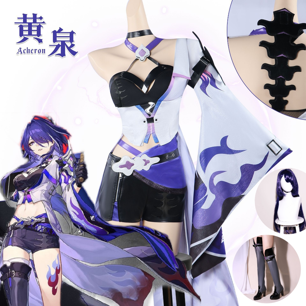 Honkai Star Rail cosplay Costume Acheron clothing game Suit Female ...