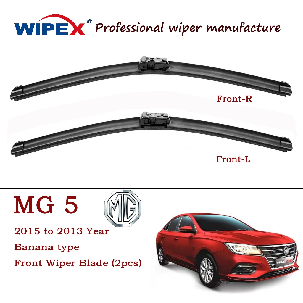 MG 5 Wiper Blade for 2015-2023 MG5 Sedan MT AT Car Front Window Wipers ...