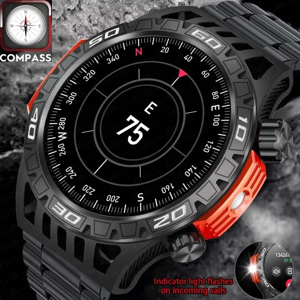 2024 New HT22 Sports Smart Watch Men with LED Lighting Health Tracker ...