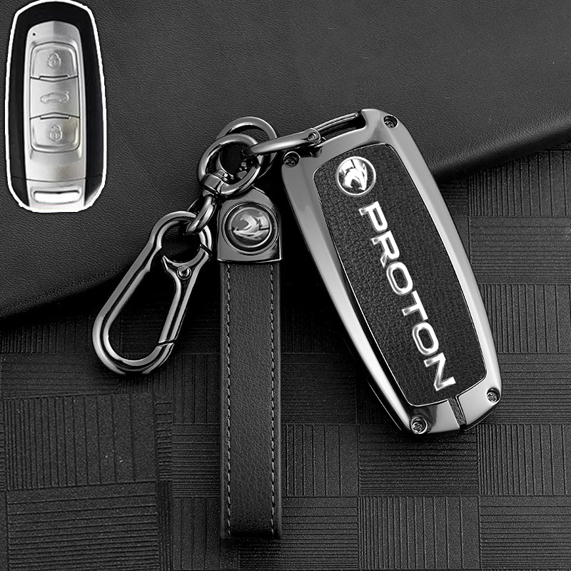 Proton X70 New Metal Car Key Cover Key Fob Remote Case x70 keychain car ...