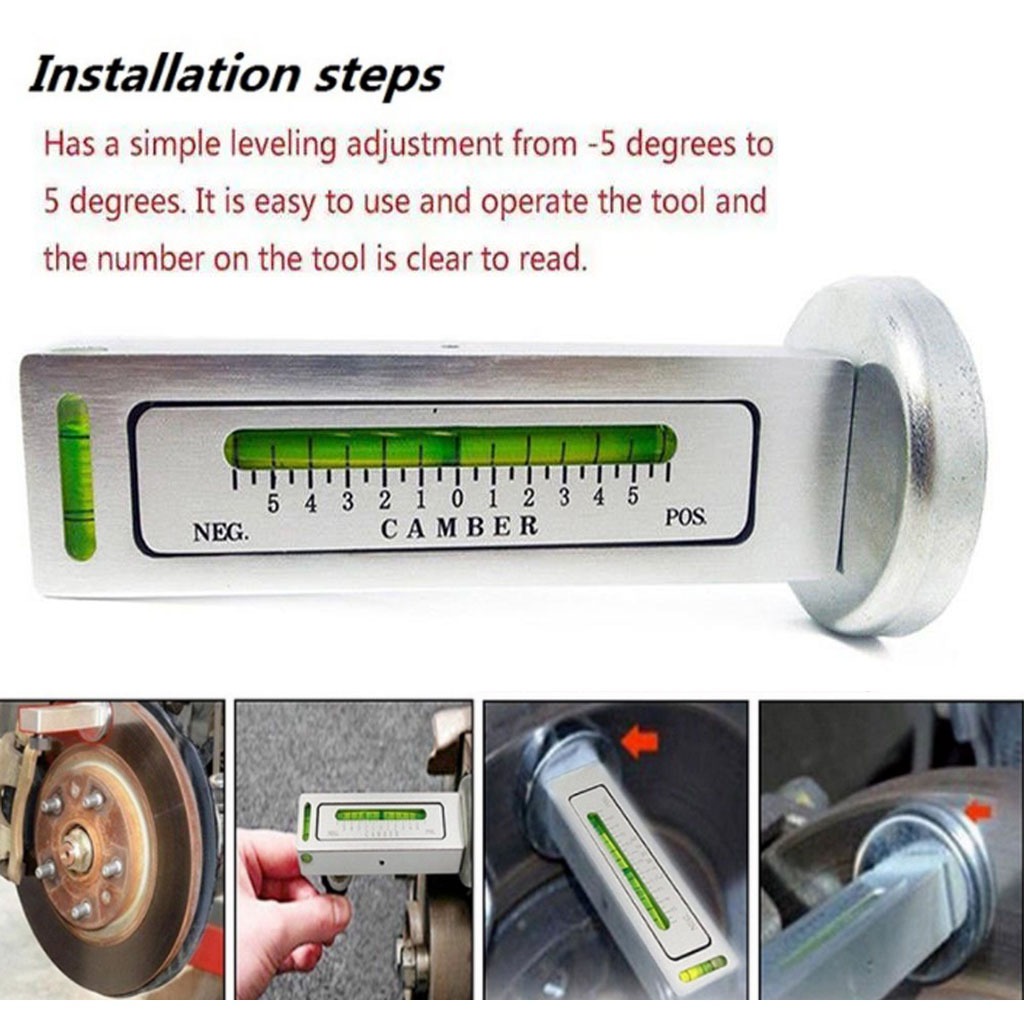 Four-wheel Alignment Magnetic Level, Level Ruler, Camber Angle ...