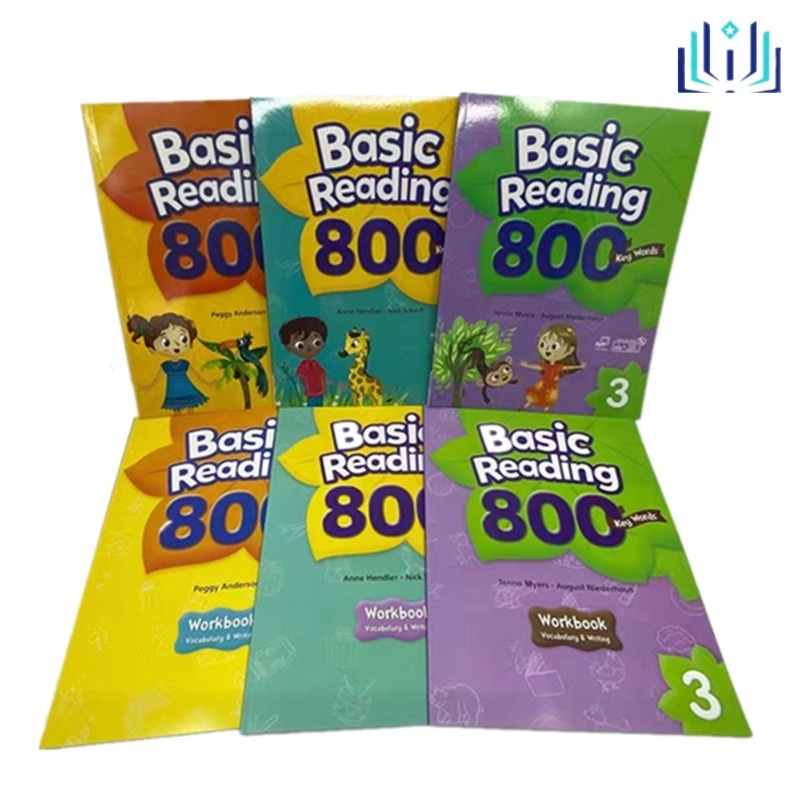 English Original “Basic Reading 800 Key Words Level 1/2/3 ” Primary ...
