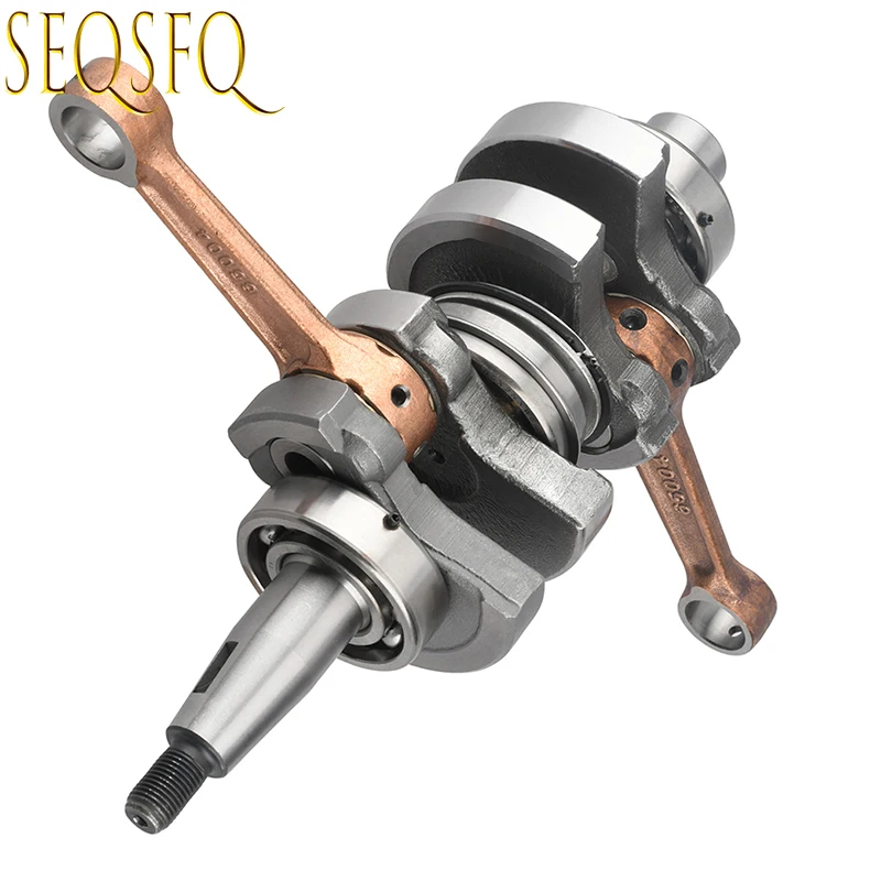 6B4-11400-00 CRANKSHAFT ASSY for Yamaha 2 Stroke 9.9HP 15HP E15D (Old Model) Outboard Parsun ...