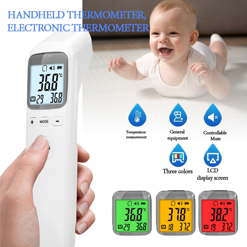 Handheld Infrared Forehead Electronic Thermometer Portable Quick Non ...