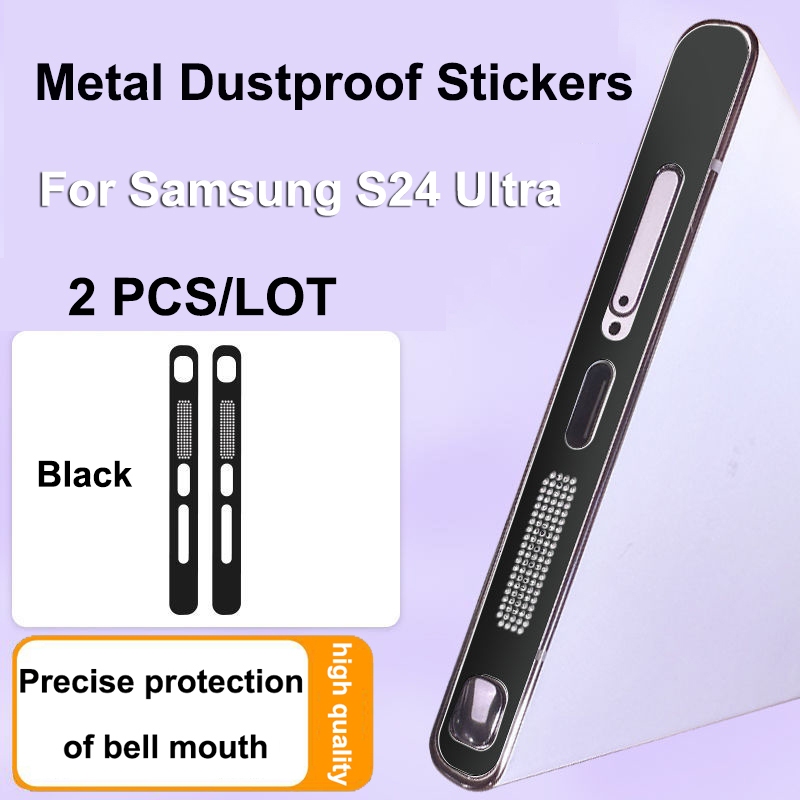 For Samsung S24 Ultra Phone Speaker Mesh Dustproof Stickers For Galaxy ...