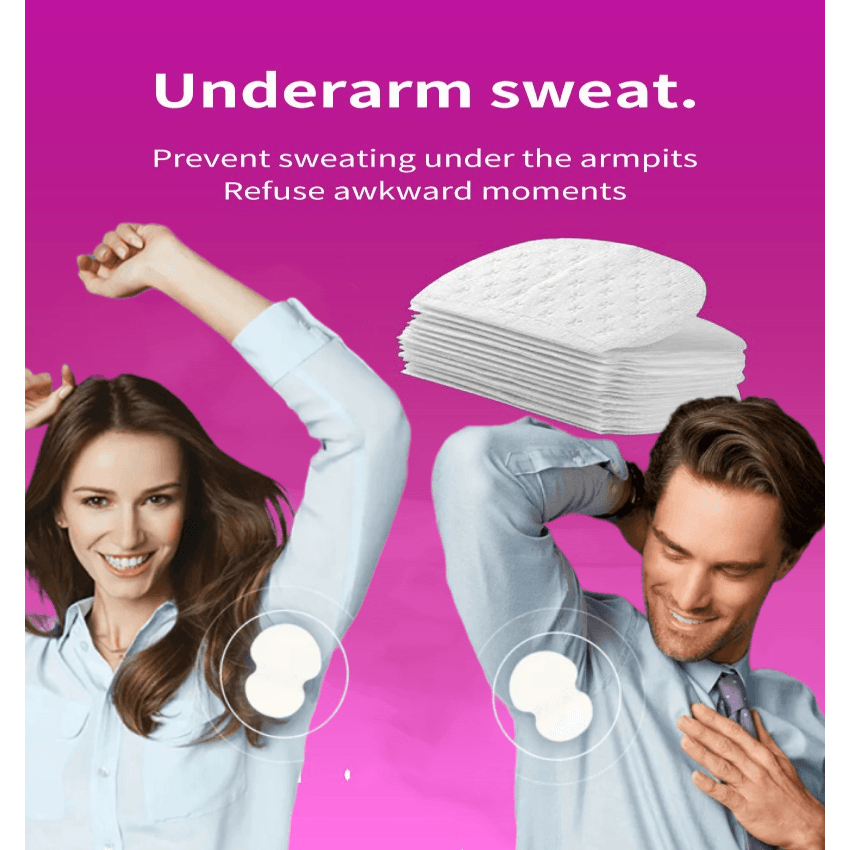 10Pcs/ Underarm Sweat Pads Armpit Care Scent Perspiration Stickers ...