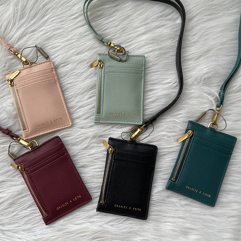 Cnk Simple Lanyard Mini Coin Purse Card holder | Shopee Malaysia