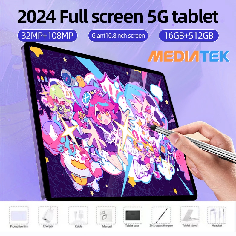 [Buy 1 Get 8 Free] 2024 New Android 5G Tablet Gaming Galaxy X95 Tab 10. ...