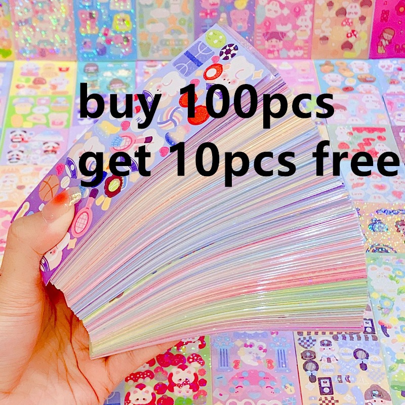 1 piece Cute Cartoon Stickers Student Creative Cartoon Hand Account ...