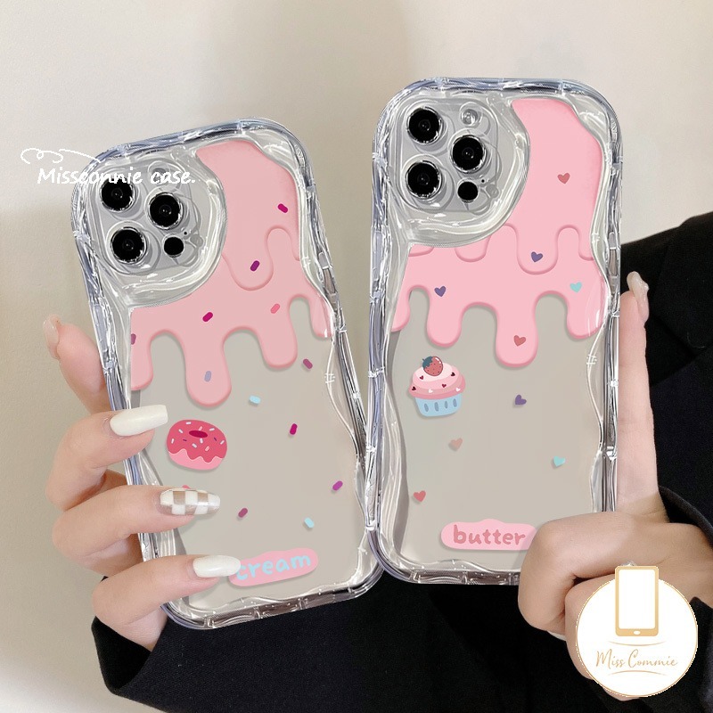 Summer Ice Cream Strawberry Cake Monster Len Doughnut Phone Case ...