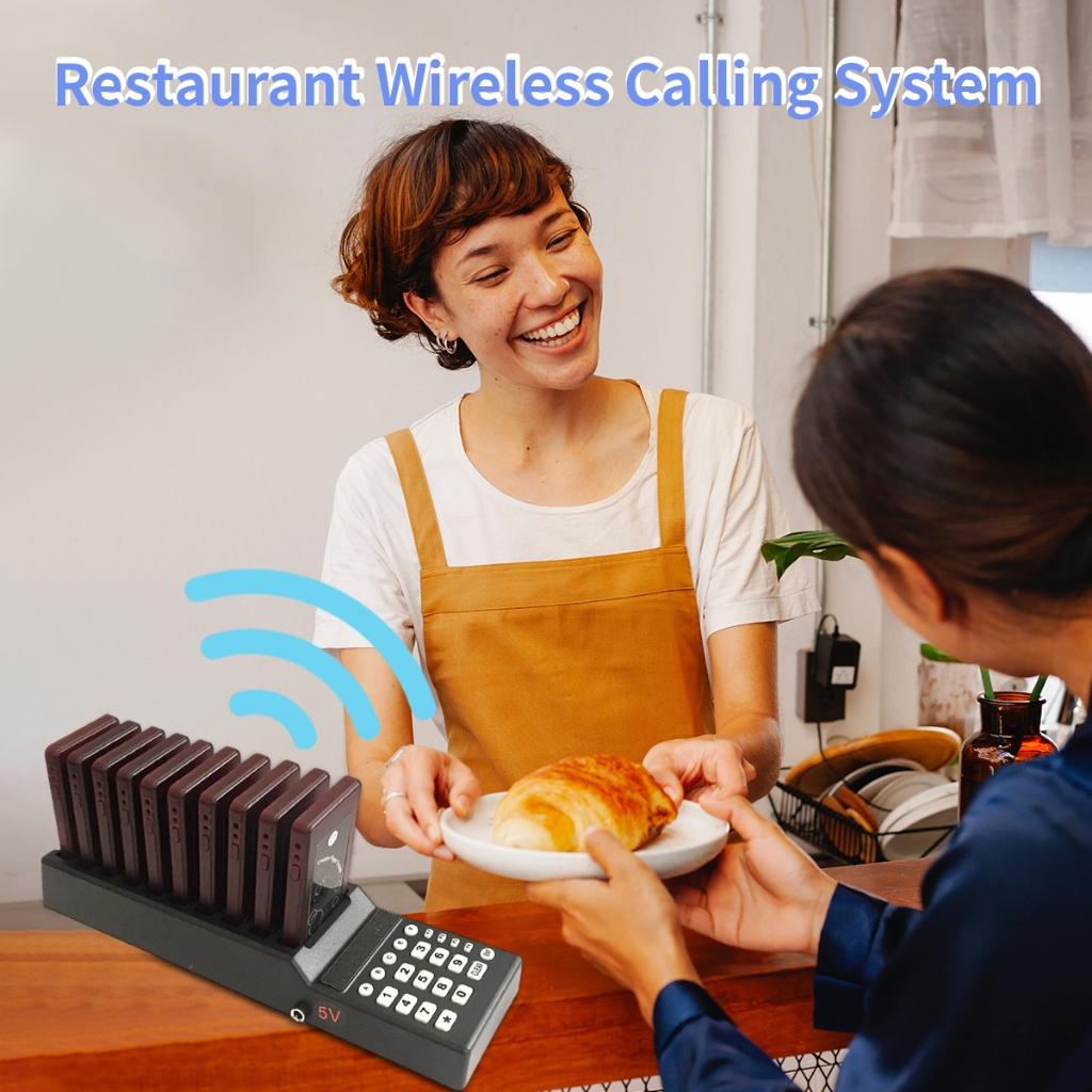 Restaurant Pager Wireless Calling System | 10 Pagers | Wireless Pager ...