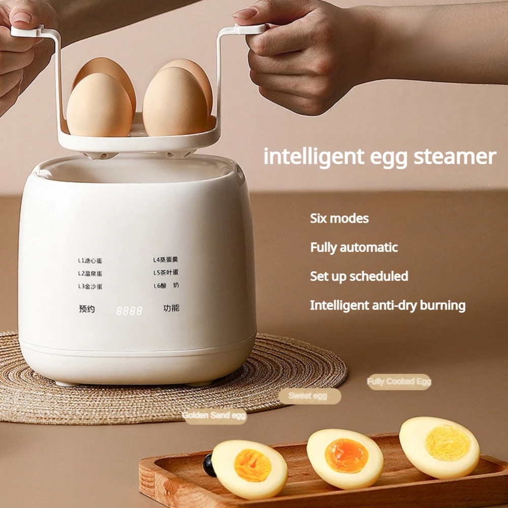 Multifunctional Automatic Egg Cooker Boiler and Steamer for Soft ...