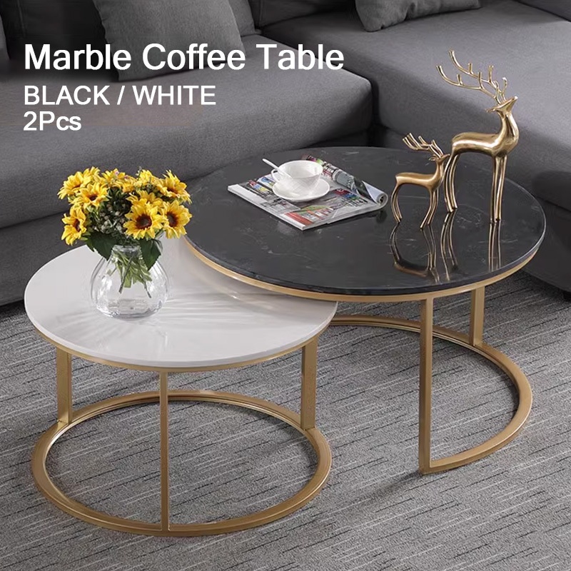 【Malay Delivery】Coffee Table Simple Elegant Living Room Dining Table ...