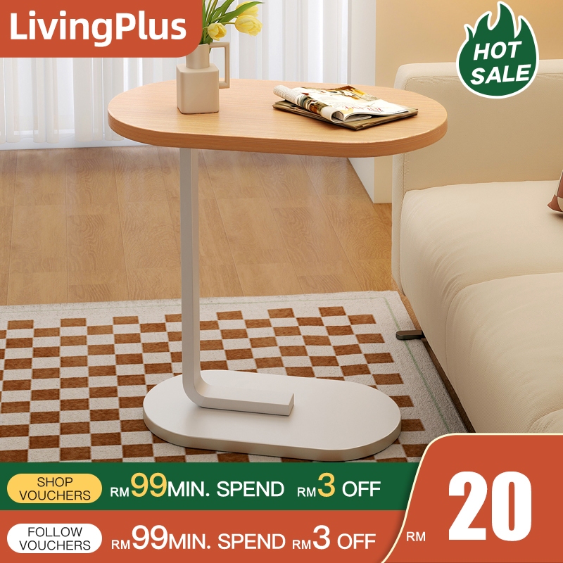 Meja Tepi Side Table Living Room Decoration C Shape Night Table Sofa ...