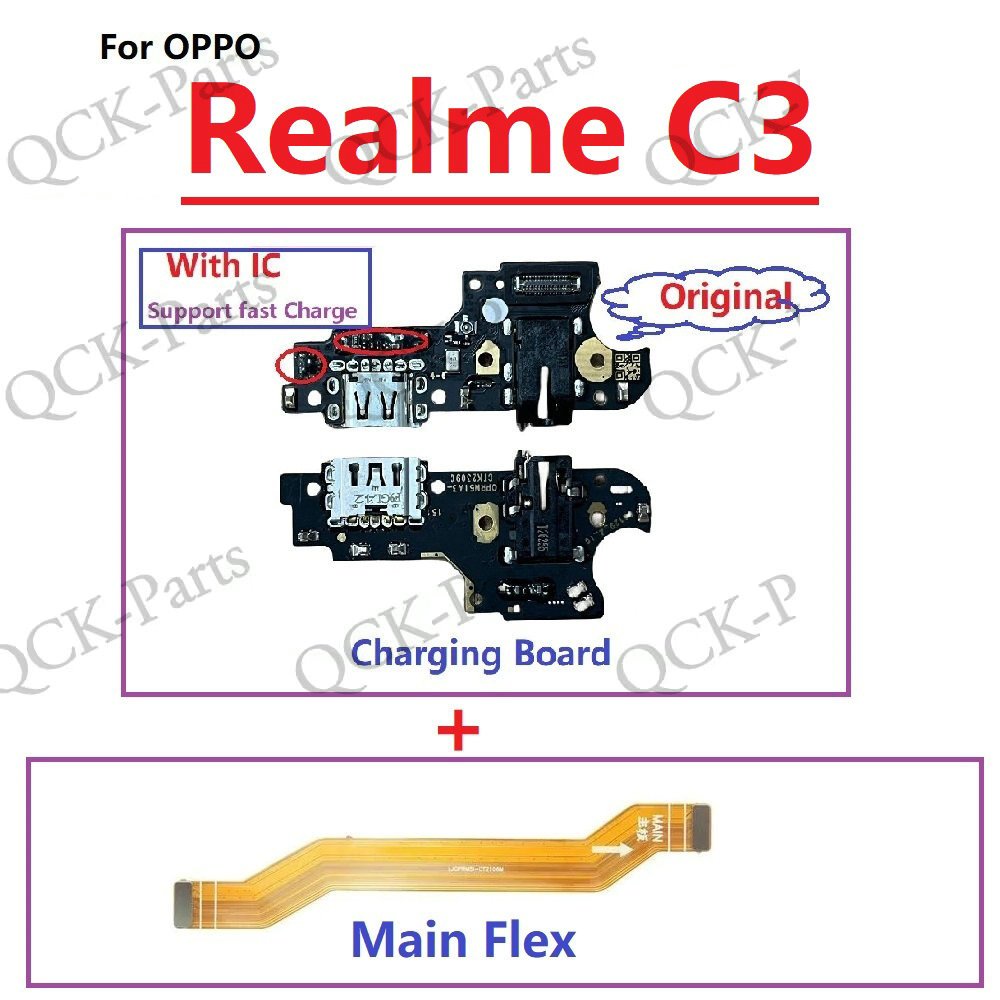 Original/Copy Main Motherboard Flex USB Charging Port Dock Plug ...