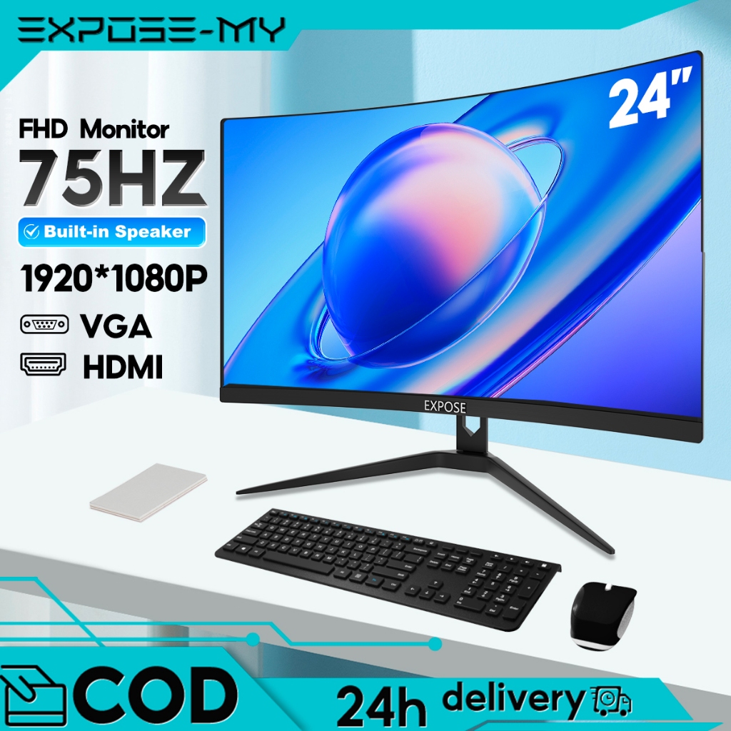 EXPOSE 75HZ IPS Gaming Monitor With Speaker (24") | Shopee Malaysia