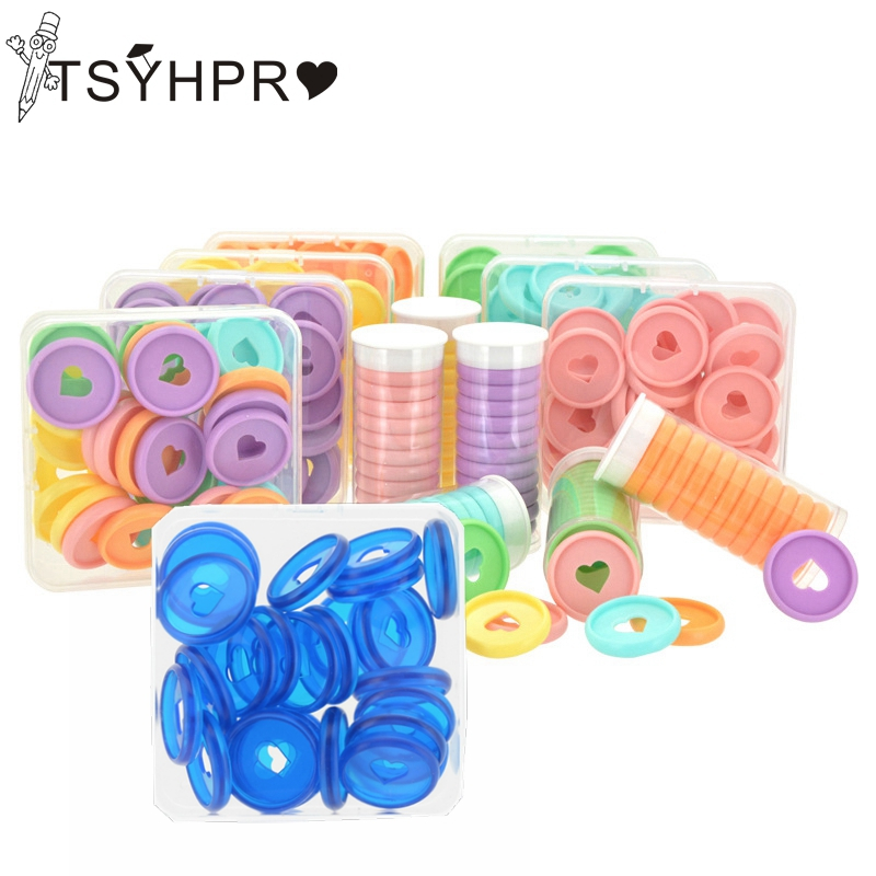 ITSYHPRO 30PCS Expansion Discs 32mm Multicolor Binding Ring Discs for ...