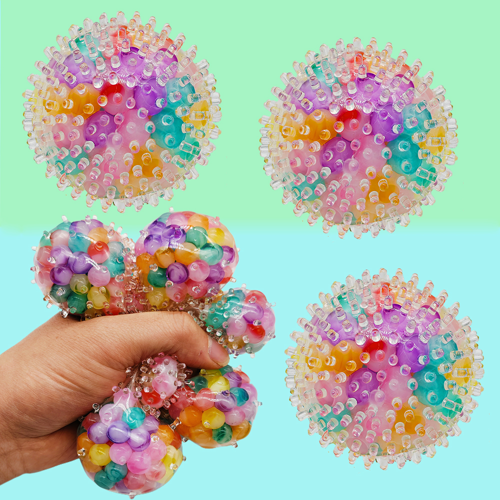 Colorful Squishy Stress Relief Squeeze Ball Fidget Toys | Shopee Malaysia