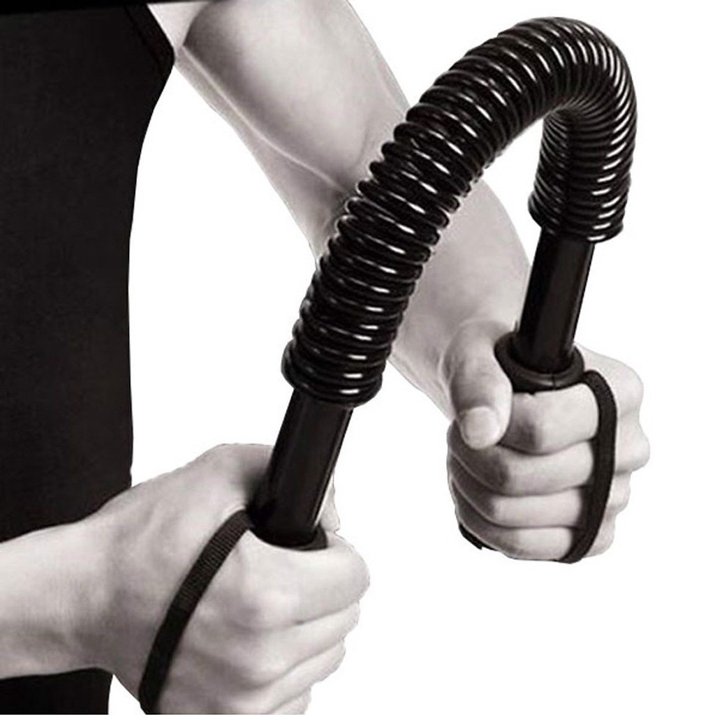 Power Twister Bar 20/30/40/50/60kg Spring Arm Strength Training Hand ...