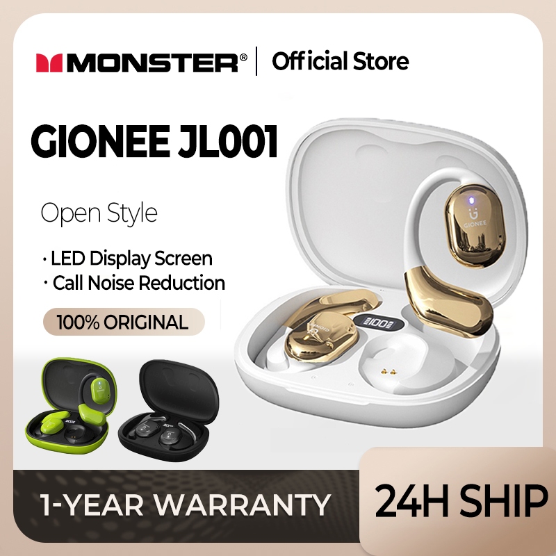 Monster GIONEE JL001 Bluetooth Earphones Open Ear Wireless Sports Headphones Stereo Bone ...