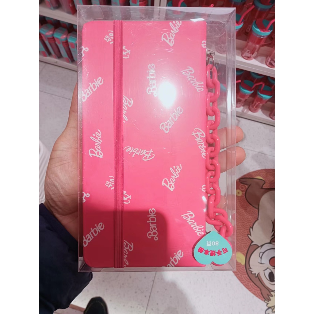 Miniso Barbie 65 anniversary handheld notebook 80 pages 18.3*9.2CM ...
