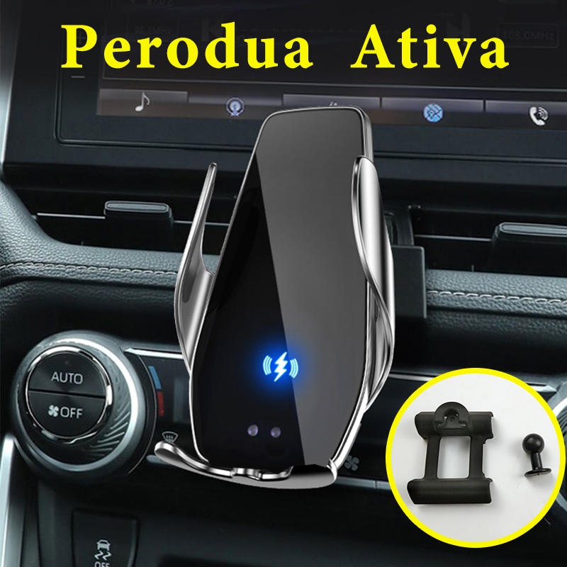 Perodua Ativa Car Phone Holder 2021-2023 Wireless Car Charger 15W Fast ...