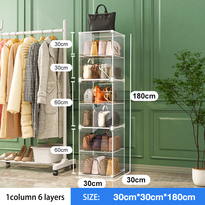 POP Transparent Storage Cabinet Stackable Doll Storage Cabinet Display ...