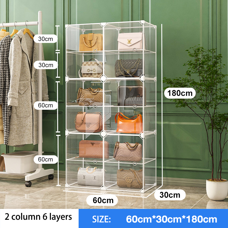 POP Transparent Storage Cabinet Stackable Doll Storage Cabinet Display ...