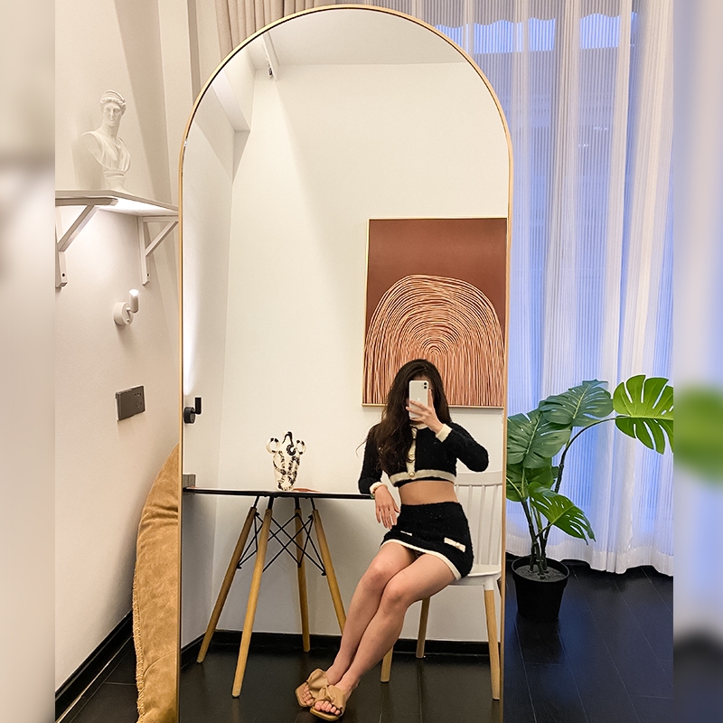 MOOM Body Mirror 170*60CM Mirror With Stand Floor-To-Ceiling Wall ...