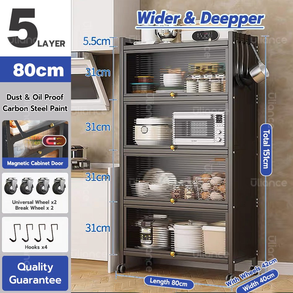 Uliance Kitchen Cabinet Kabinet Dapur Almari Dapur Cabinet Dapur Rack ...