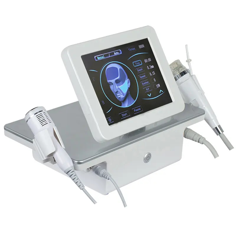 Portable Gold Micro Needle Machine With Radio Frequency Skin Tightening ...