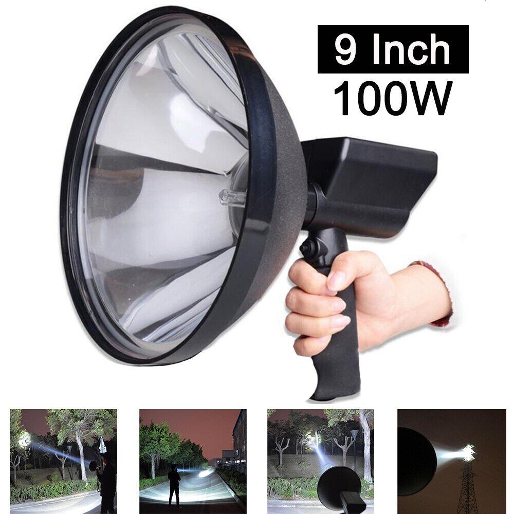 5/7/9 inch 100W lampu suluh xenon hid torch light super bright heavy ...
