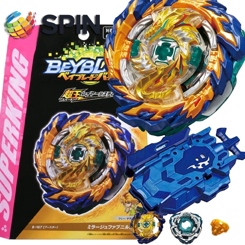 Beyblade B-167 Mirage Fafnir with Launcher Box Set Beyblade Burst for ...