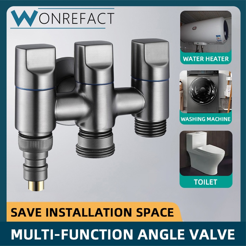 Brass Faucet Toilet Angle Valve Sink Bidet Faucet Washing Machine Mini ...