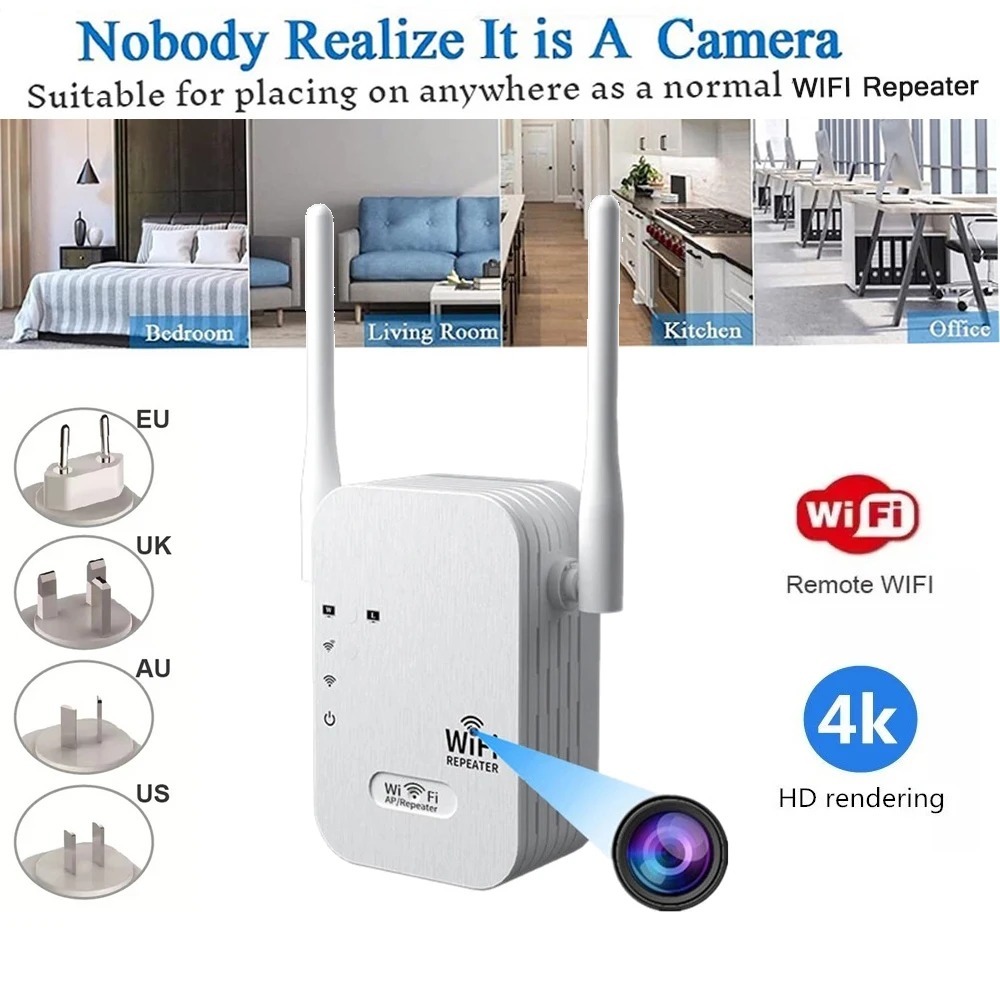 1080P Surveillance camera spy camera wifi Mini Camera WIFI Repeater ...