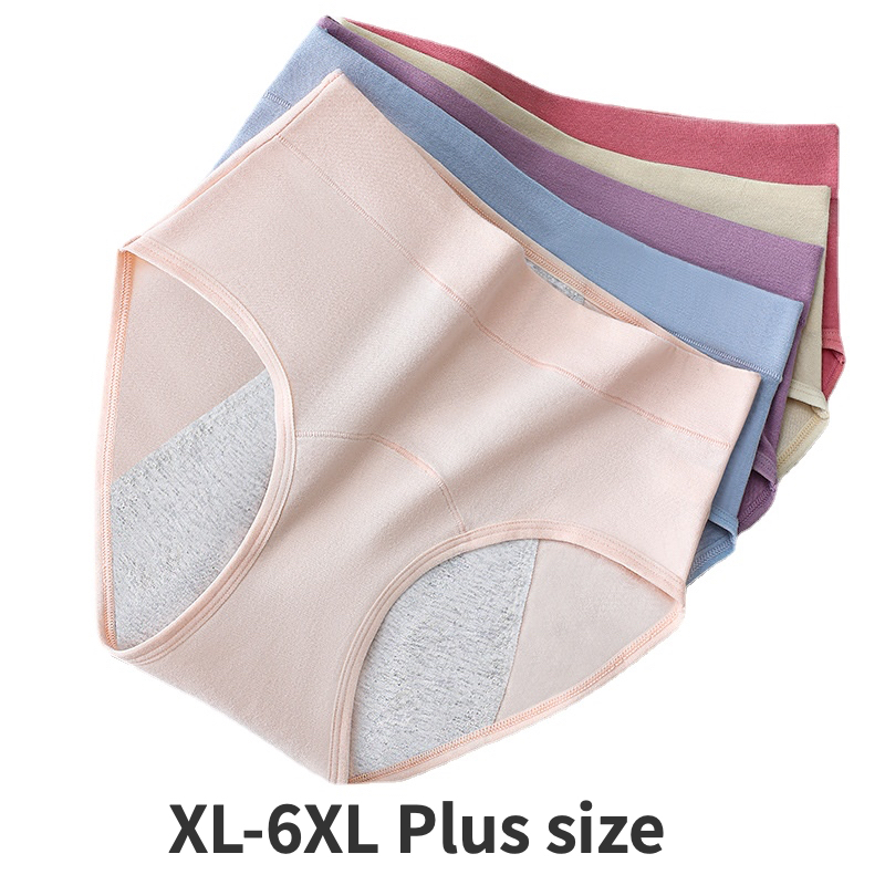 Briefs Boxer plus size For women's Boxer Cotton physiological panty ...