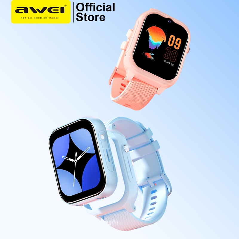 Awei Kids Smartwatch With Camera Anti-Lost Kids Smart Watch Built-In SIM Card Slot | Shopee Malaysia