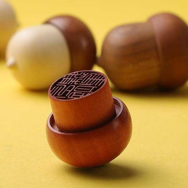 Name Stamp Name Custom-Made Cute Cartoon Small Stamp Acorn Personal ...