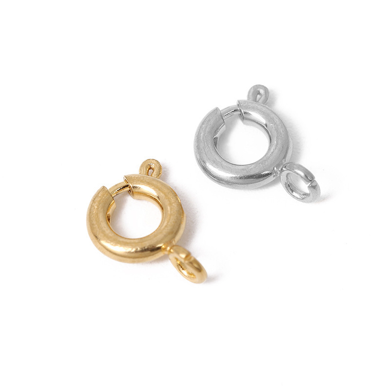 5MM 6MM 8MM 10MM 12MM 316 Stainless Steel Gold-Plated Spring Buckle ...