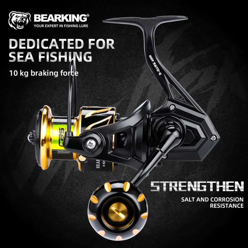 BEARKING Waterproof B-Hawk 3000-6000 Saltwater Fishing Reel (10kg) | Shopee Malaysia