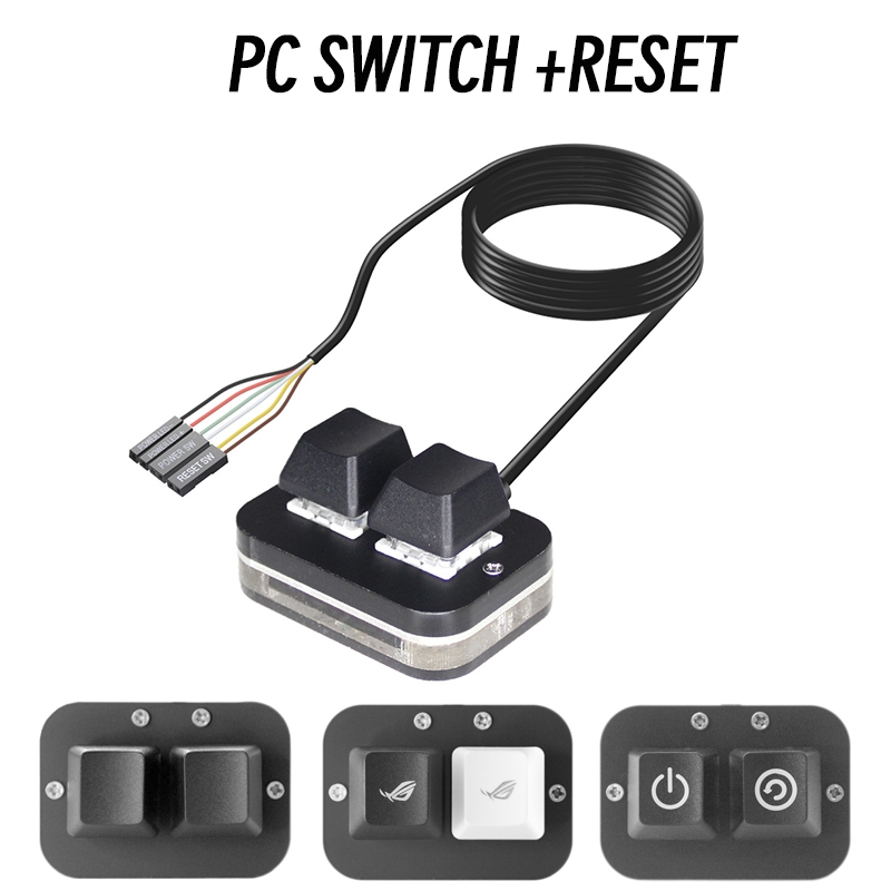 PC switch RESET PC Motherboard External Start Power SW Extension Cable ...