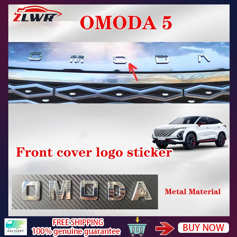 ZLWR Chery Omoda badge logo sticker Chery badge car Bonet lettering ...