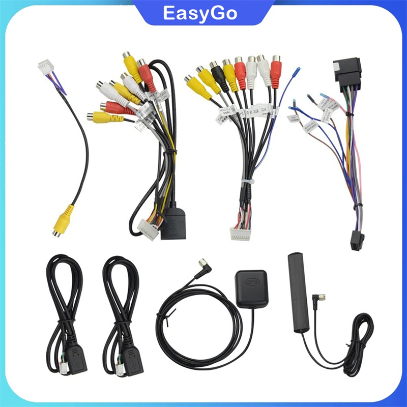 CAR ANDROID PLAYER SOCKET / RCA CABLE /USB CABLE , 4 & 6 Pin , GPS ...