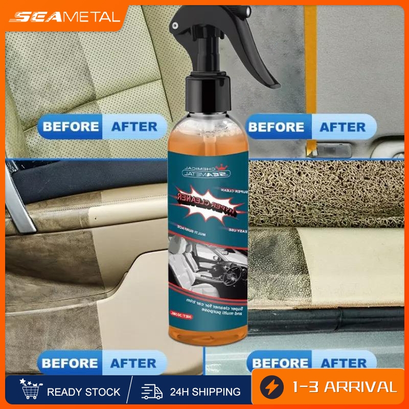 【Ready Stock】Car Interior Cleaner 300ML - [100% ORIGINAL] SEAMETAL Dashboard Interior Cleaner ...
