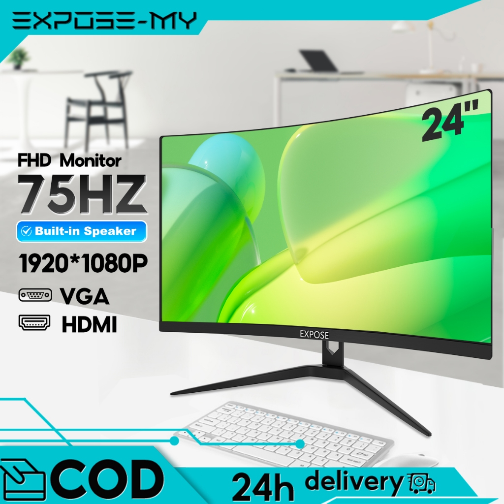 EXPOSE 75HZ LED IPS Gaming Monitor With Speaker (24") | Shopee Malaysia