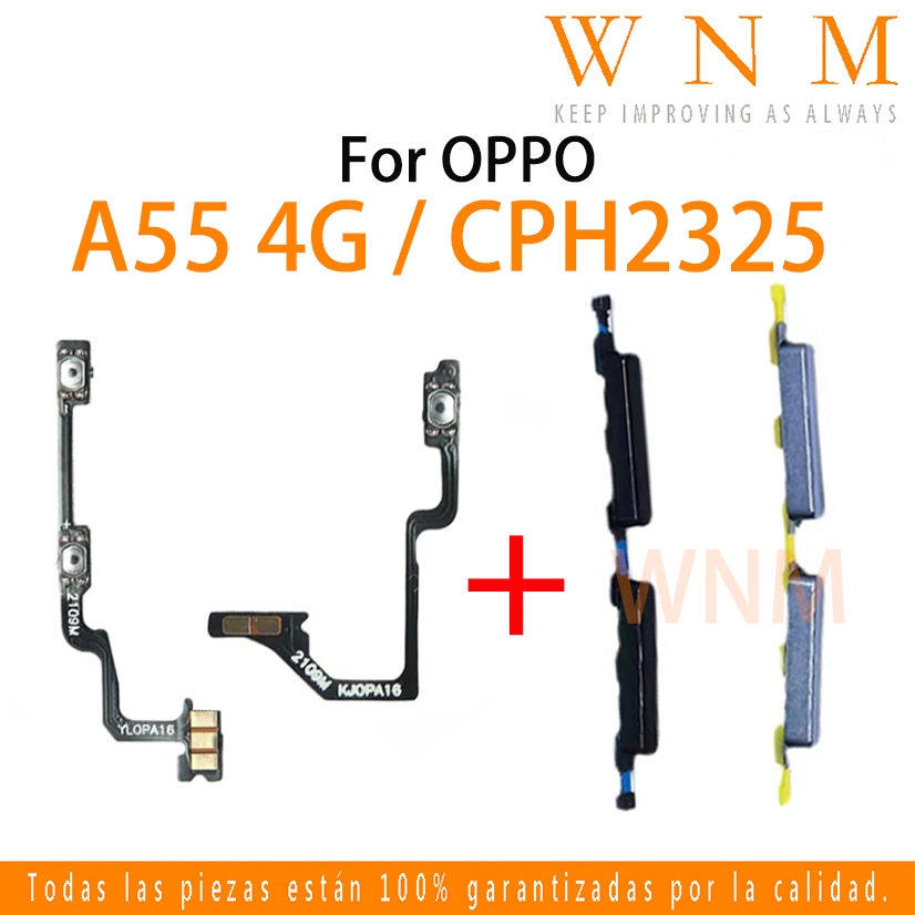 New For OPPO A55 4G CPH2325 Power button flex on / off Switch Button ...