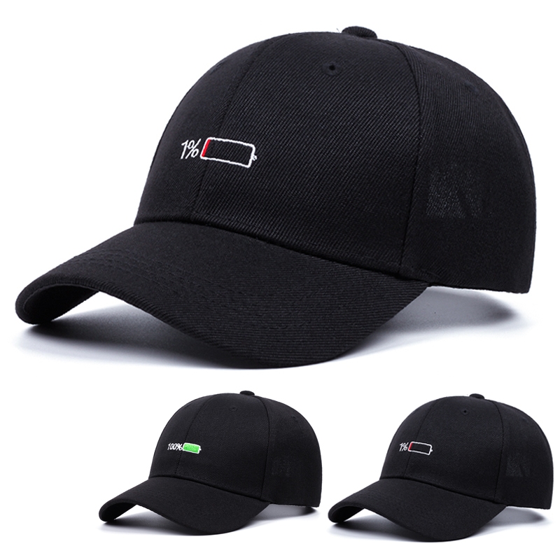 Electric embroidery baseball cap for men outdoors casual sun visor ...