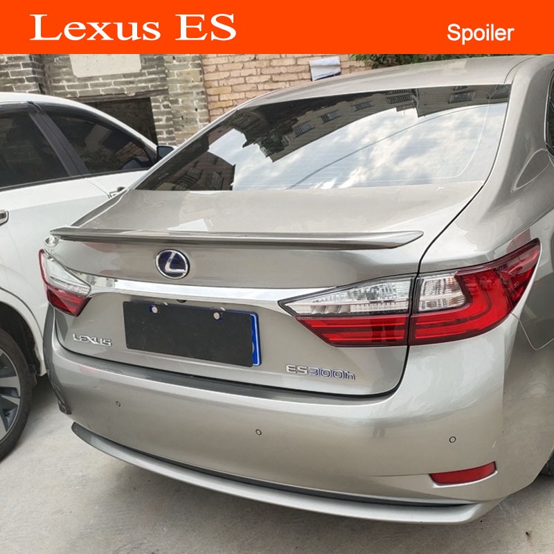 ES 2012-2017 ABS Plastic Material Car Rear Boot Wing Lip Ducktail ...