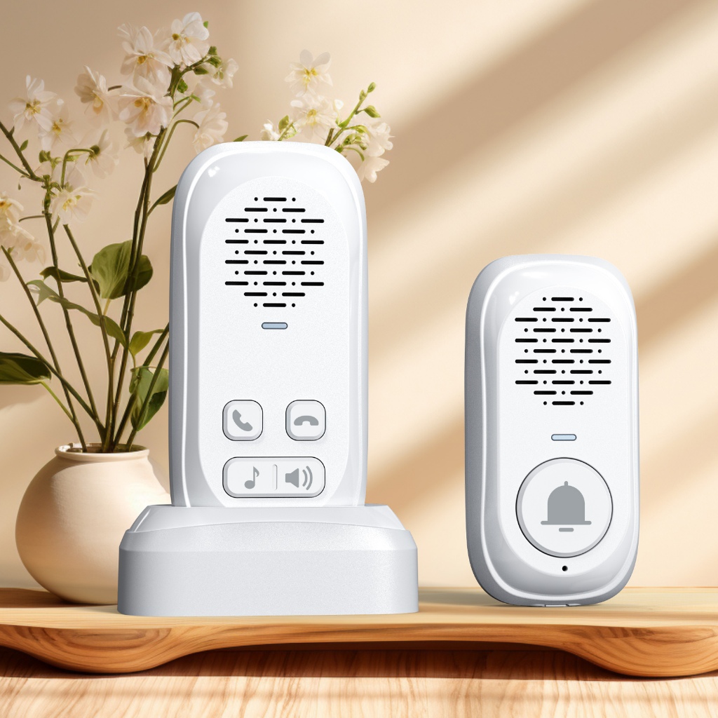 Full Duplex Intercom Wireless Doorbell, Distance Around 300 Meters ...