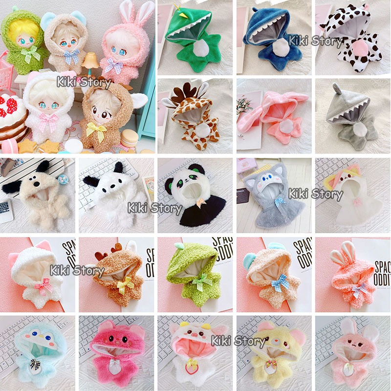 Ready Stock 10CM Doll Clothes Pochacco Jumpsuit Dinosaur panda giraffe ...